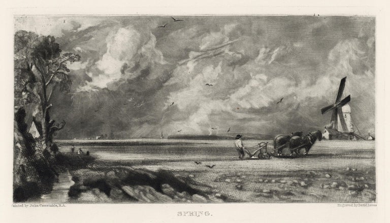 David Lucas - (after) John Constable mezzotint "Spring" For Sale at 1stDibs