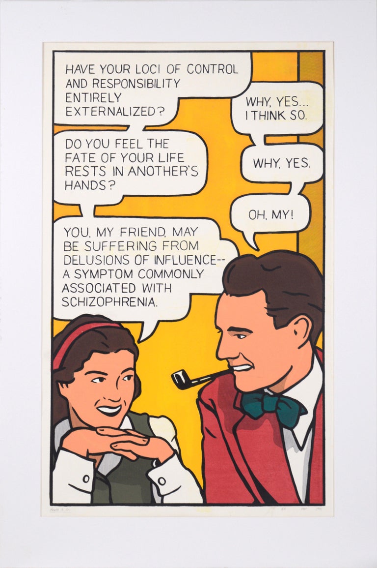David Mar - "Death and Co." Pop Art Conversation For Sale at 1stDibs