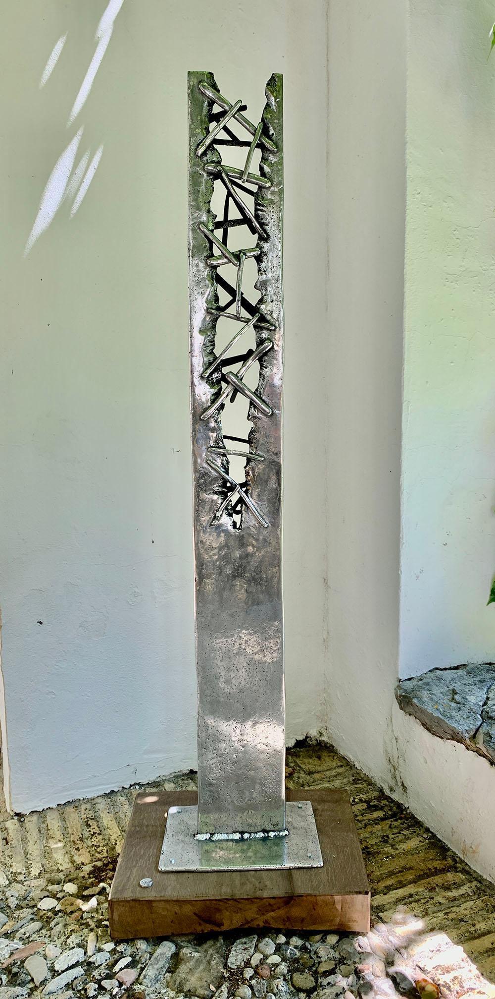 David Marshall - Totem Abstract Modern Outdoor Garden Sculpture "Croxet ...