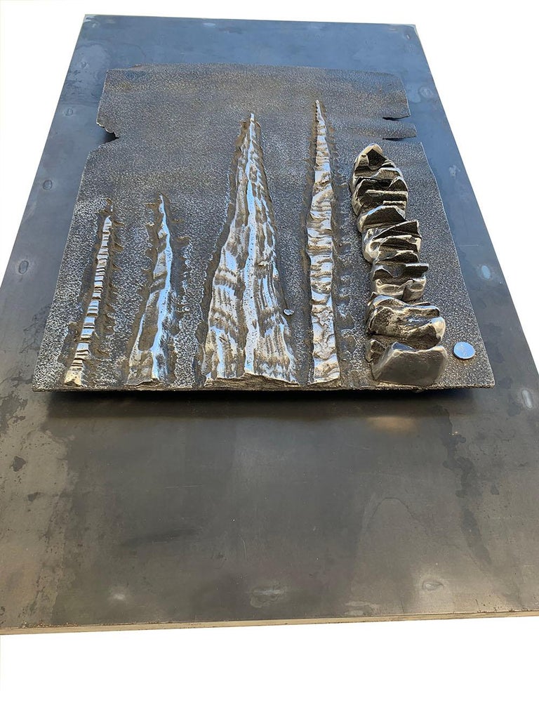 David Marshall - David Marshall Modern Sculpture "LIGNITE" Abstract ...