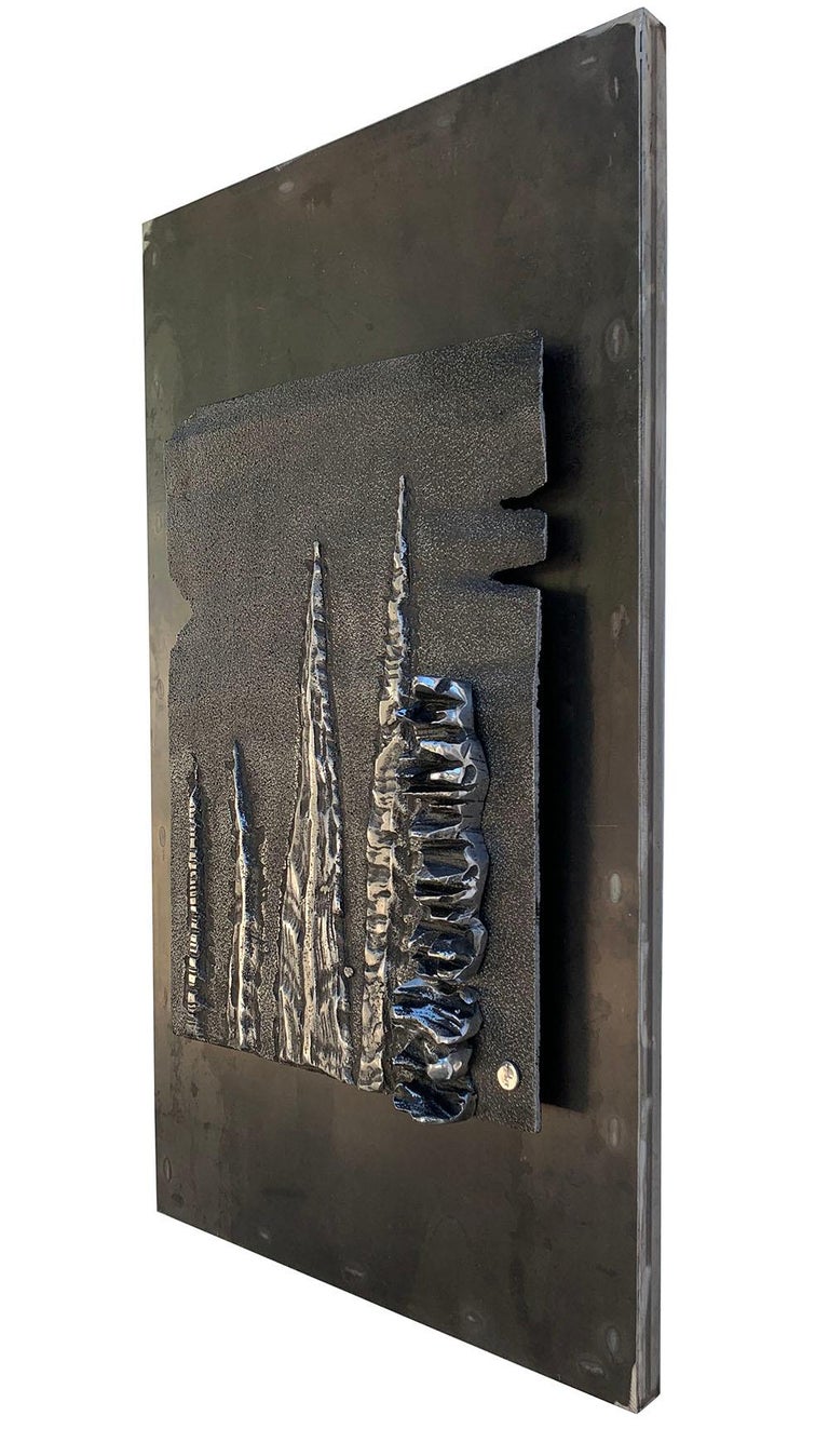 David Marshall - David Marshall Modern Sculpture "LIGNITE" Abstract ...