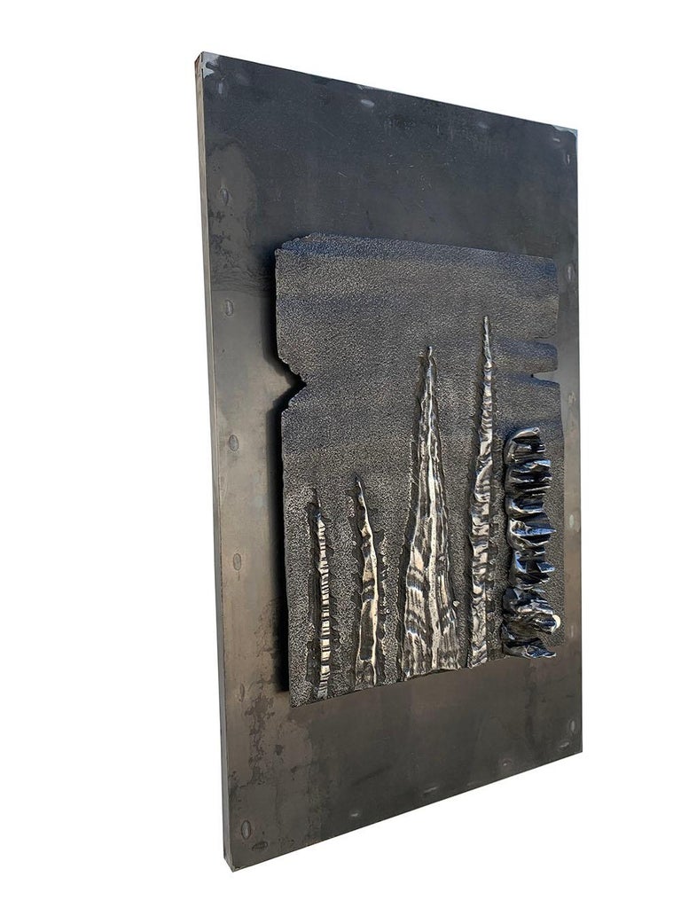David Marshall - David Marshall Modern Sculpture "LIGNITE" Abstract ...