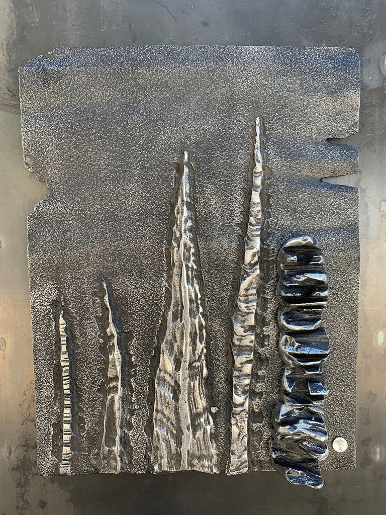 David Marshall - David Marshall Modern Sculpture "LIGNITE" Abstract ...