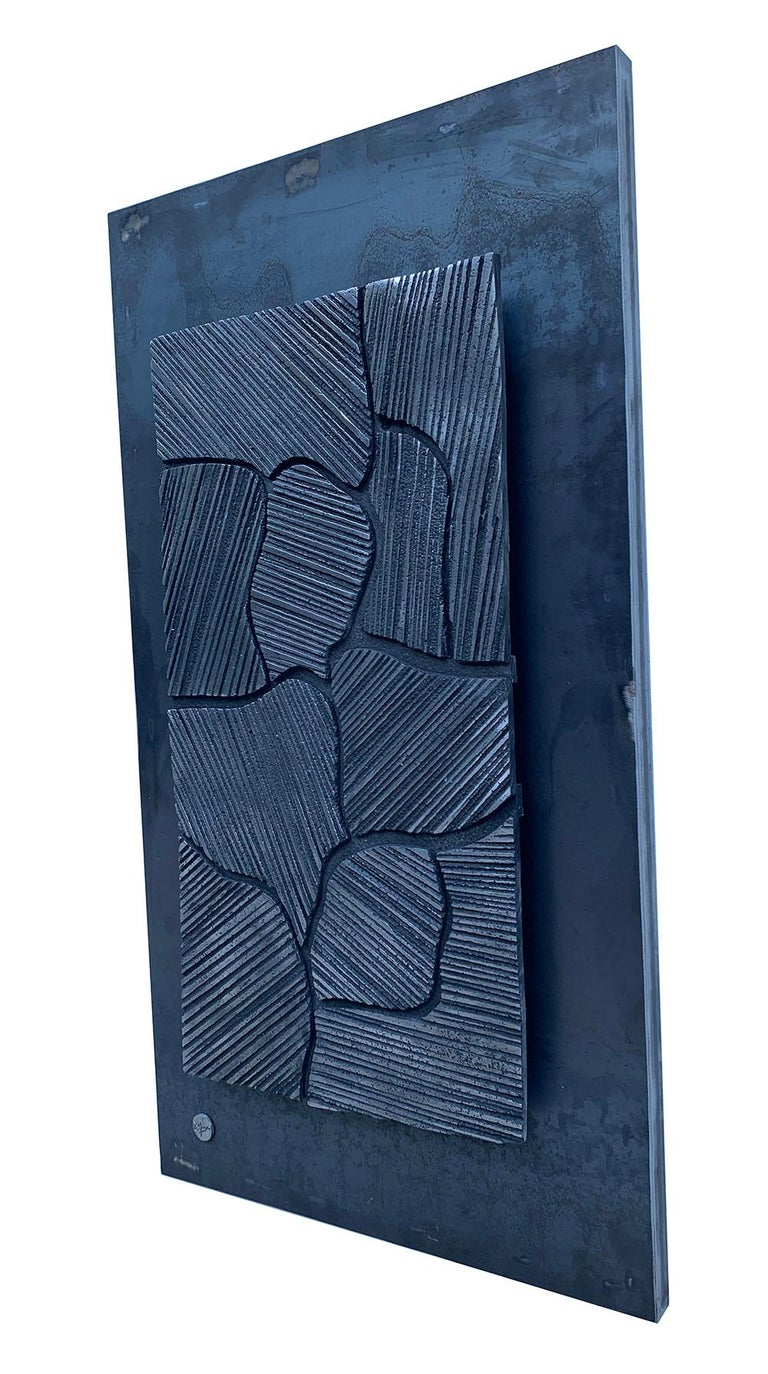 David Marshall - David Marshall Abstract Mural Modern Wall Sculpture ...