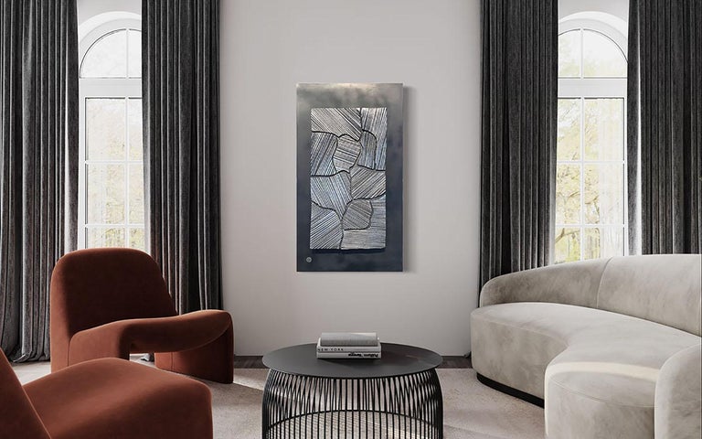 David Marshall - David Marshall Abstract Mural Modern Wall Sculpture ...