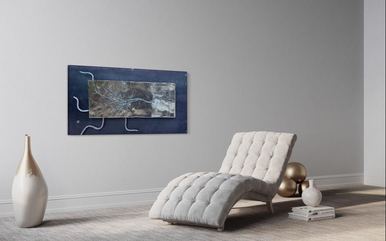 David Marshall - Modern Abstract Wall Hanging Sculpture, Mural, Brass ...