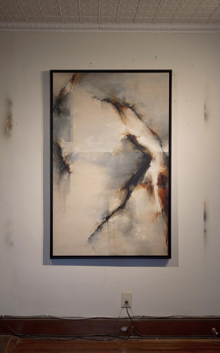 David Mellen - Abstract Pigment Painting on Linen: 'In Landscape' at ...