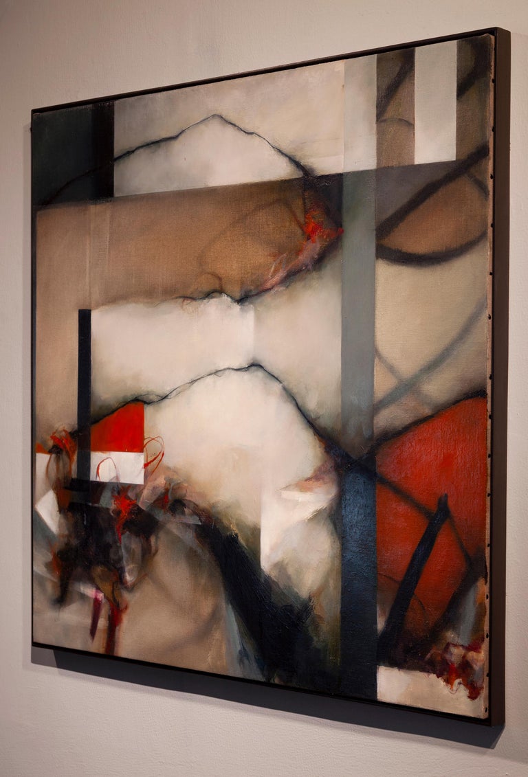 David Mellen - Oil on Linen Abstract Painting: 'As If' For Sale at 1stDibs