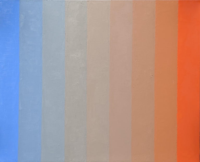 David Michael Slonim - Metamorphosis in Blue and Orange For Sale at 1stDibs