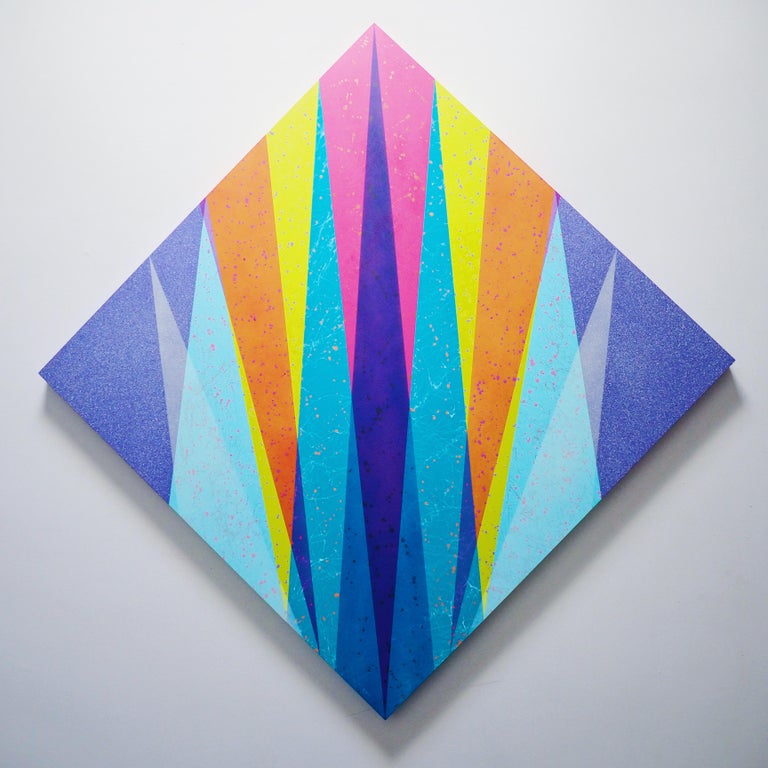 David Moir - La douceur d'aimer, Colorful Abstract Painting, 2021 at ...