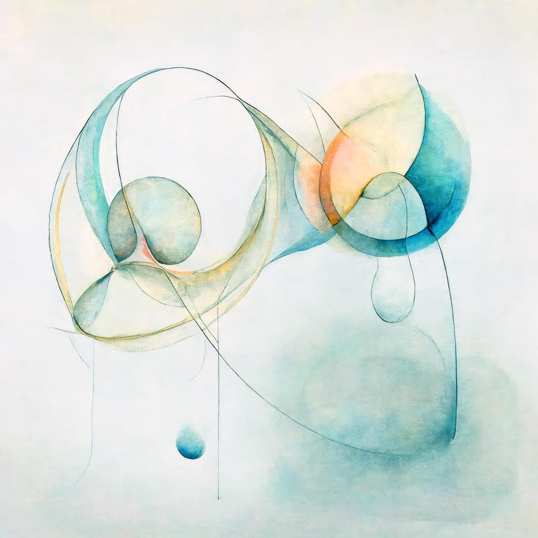 David Morris - Blue in Green For Sale at 1stDibs