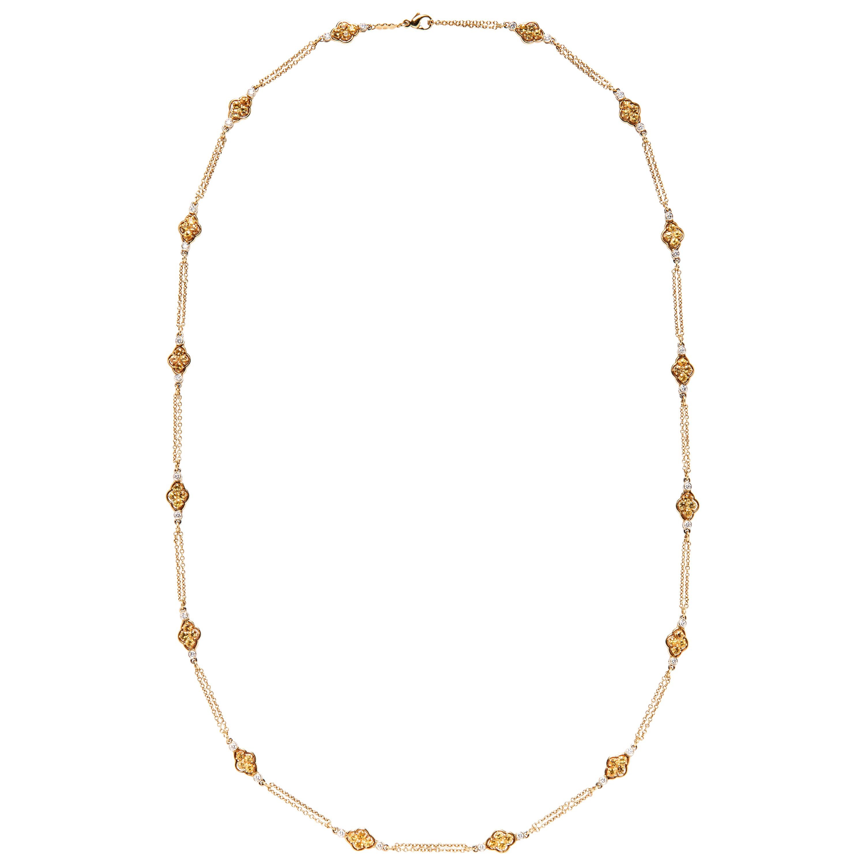 Marina B. Pearl, Onyx and Carnelian Cardan Necklace at 1stDibs