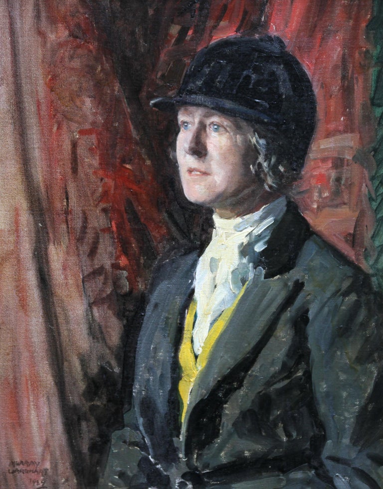 David Murray Urquhart - Hunting Lady - British thirties art female ...