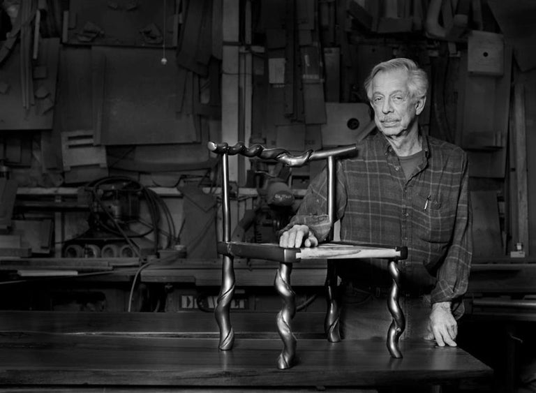 David N. Ebner Bamboo End Table, 2014 For Sale at 1stDibs