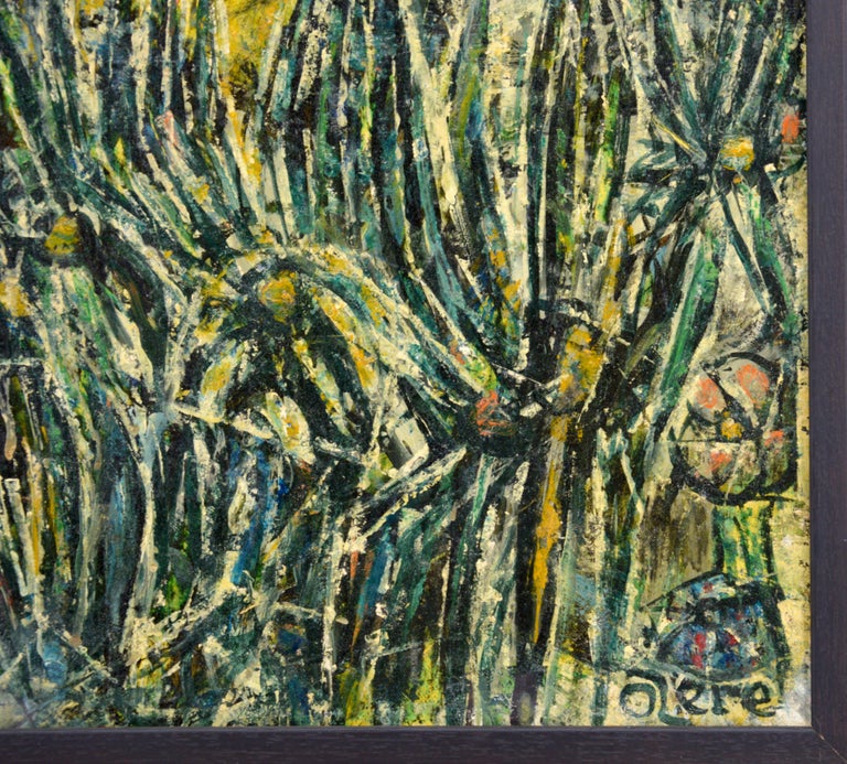 David Olère - David Olere, Under The Umbrella, Oil on panel at 1stDibs