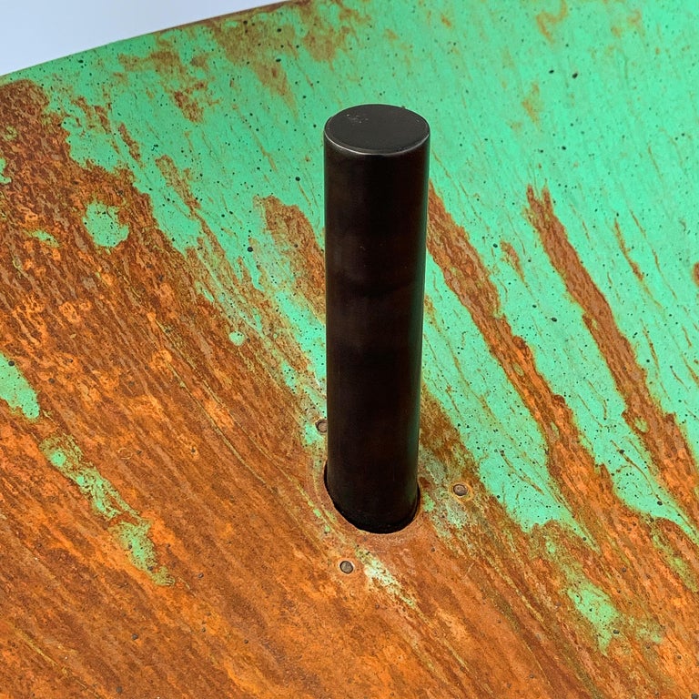 David Orth Patinated Steel "Meteorite" Coffee Table at 1stDibs | david ...