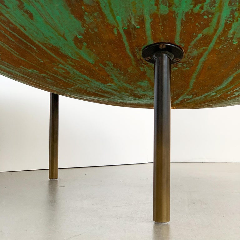 David Orth Patinated Steel "Meteorite" Coffee Table at 1stDibs | david ...