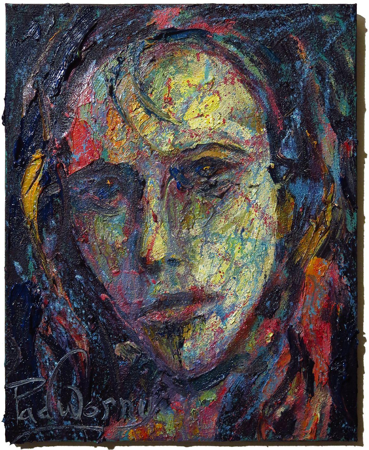 David Padworny - UNTITLED m1056 - Original oil painting portrait ...