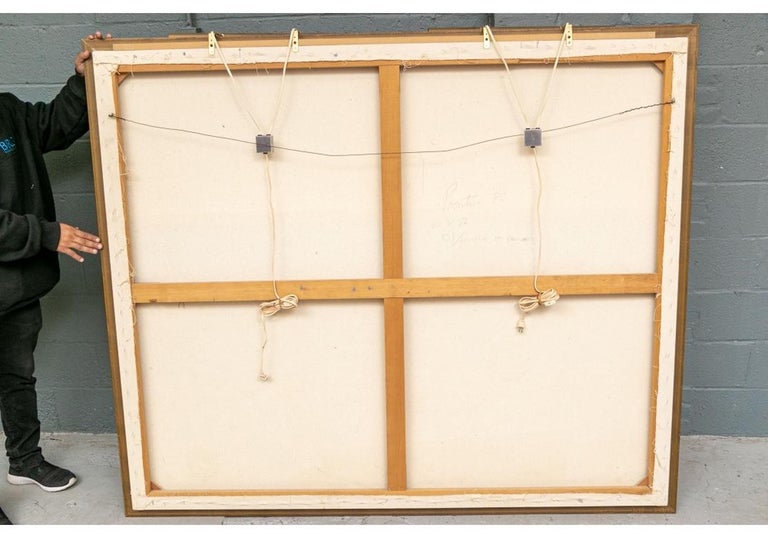 David Prentice (UK, 1936-2014) Massive Oil And Acrylic On Canvas ...