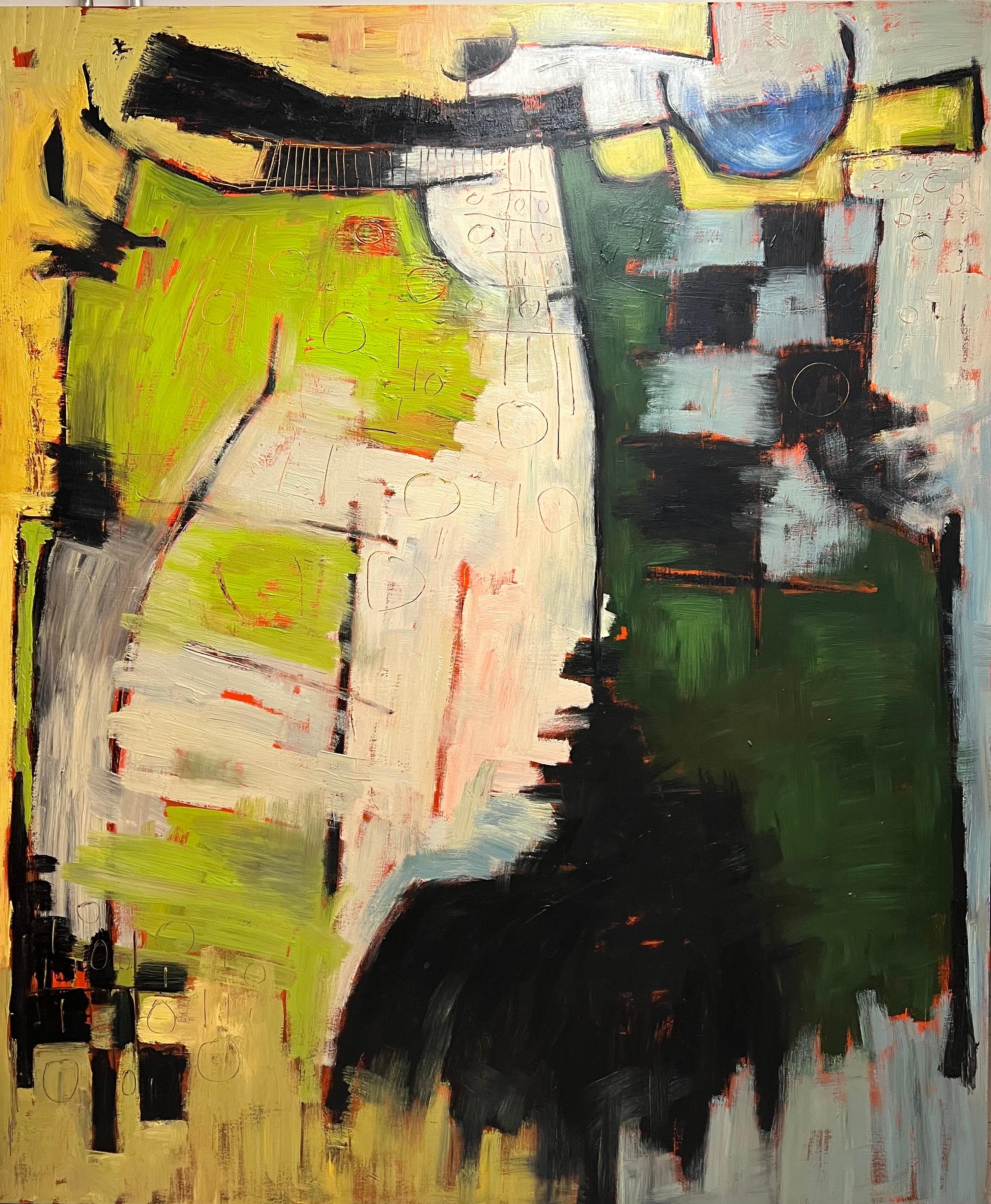 David Richardson - Trojan Horse No. 2: Contemporary Abstract Oil ...
