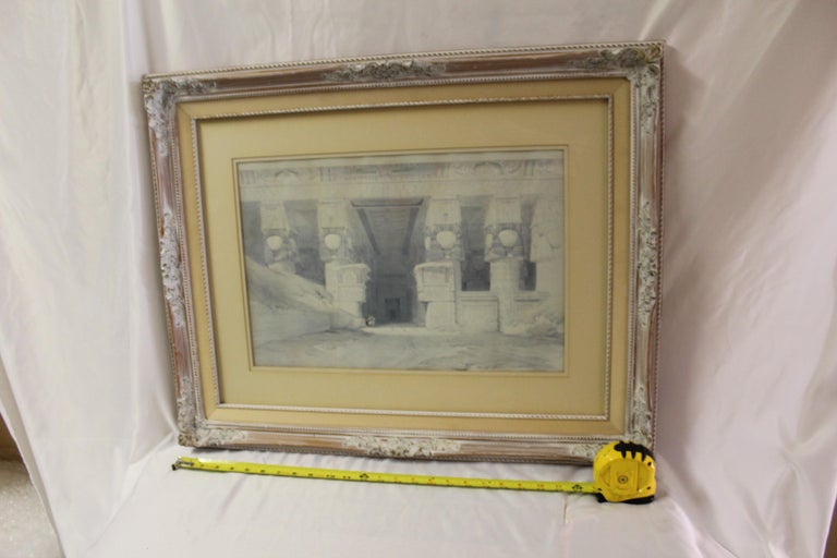 David Roberts of the RA in England, Egypt Lithographs Mounted, Pair For ...