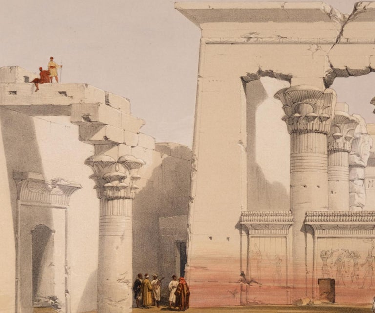 David Roberts - Temple of Kalabashi, Egypt: David Roberts'' 19th C ...