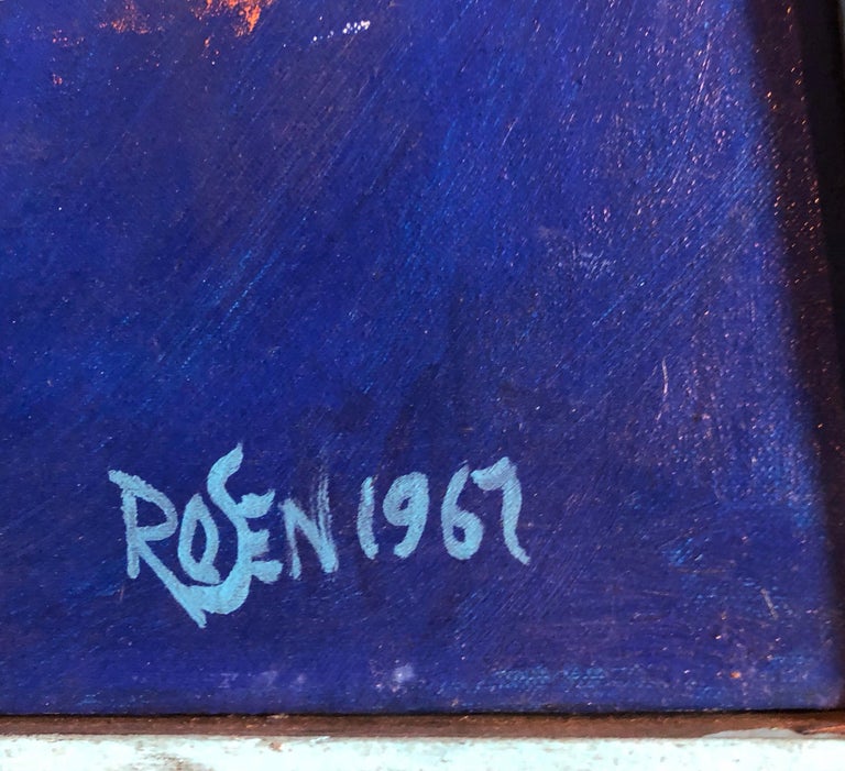 David Rosen (b.1912) – „Modernistisches modernistisches Mod-Gemälde ...