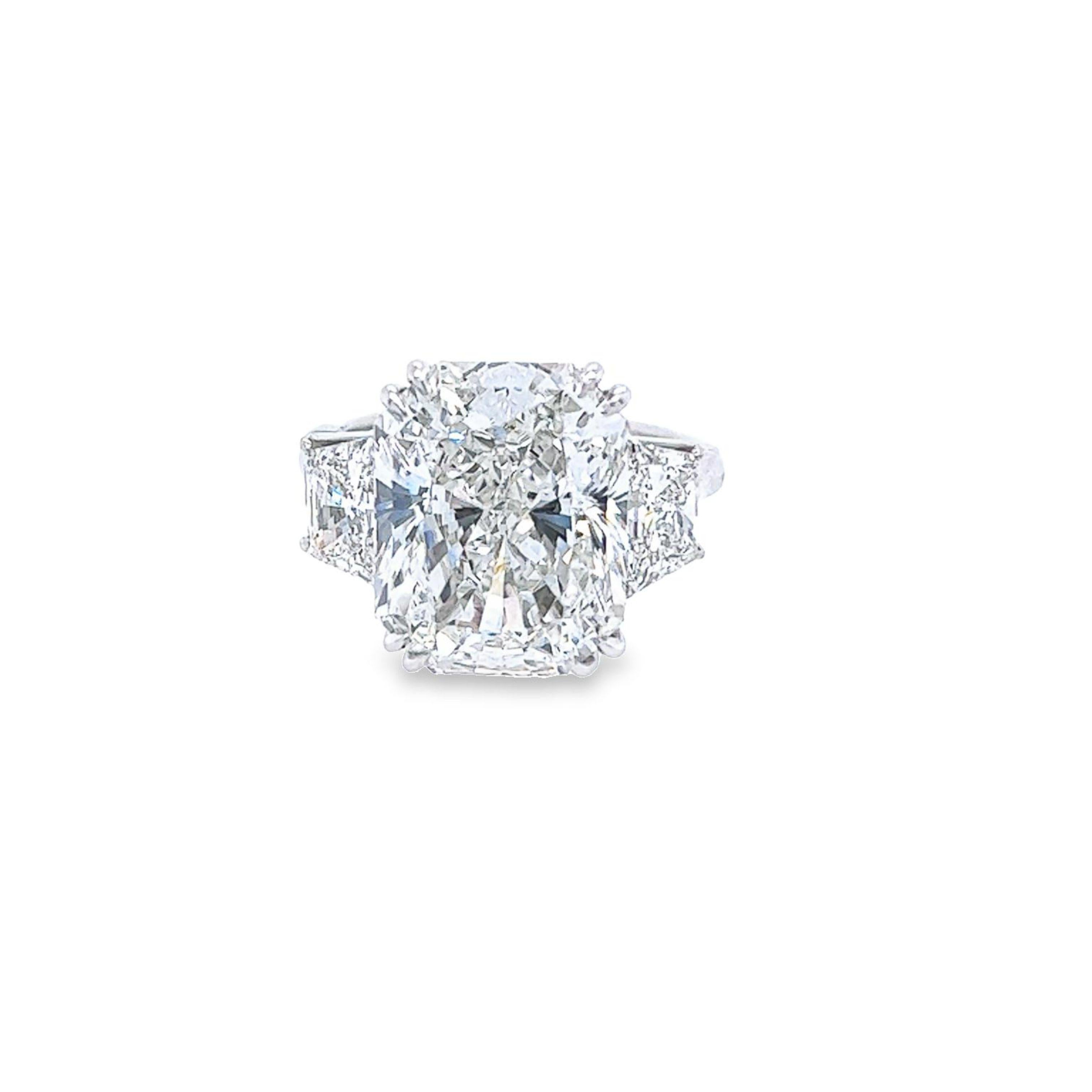 David Rosenberg 10.08 Carat Radiant Cut G SI1 GIA Diamond Engagement ...