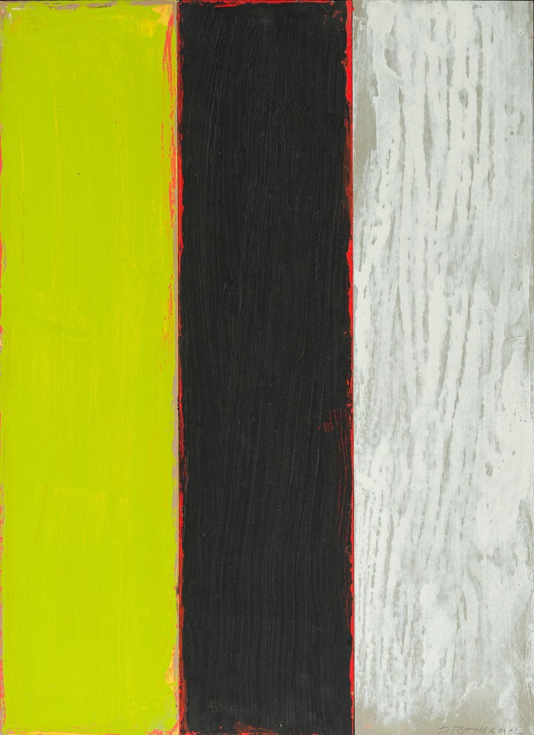 David Rothermel - "Studio #7" Black, Lime Green, and White Color ...
