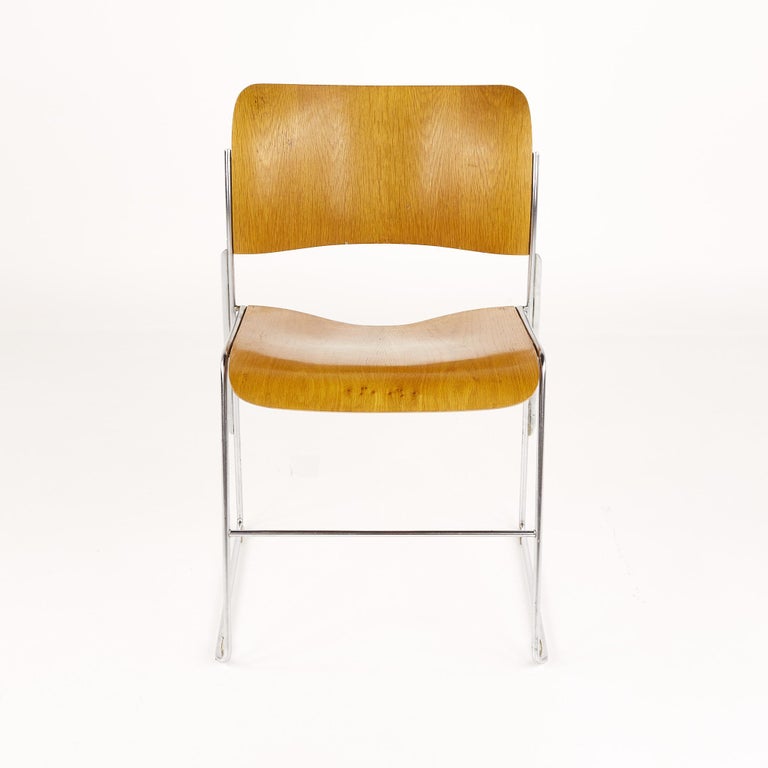 David Rowland 40/4 Mid Century Bentwood Stackable Dining Chairs, Set of ...