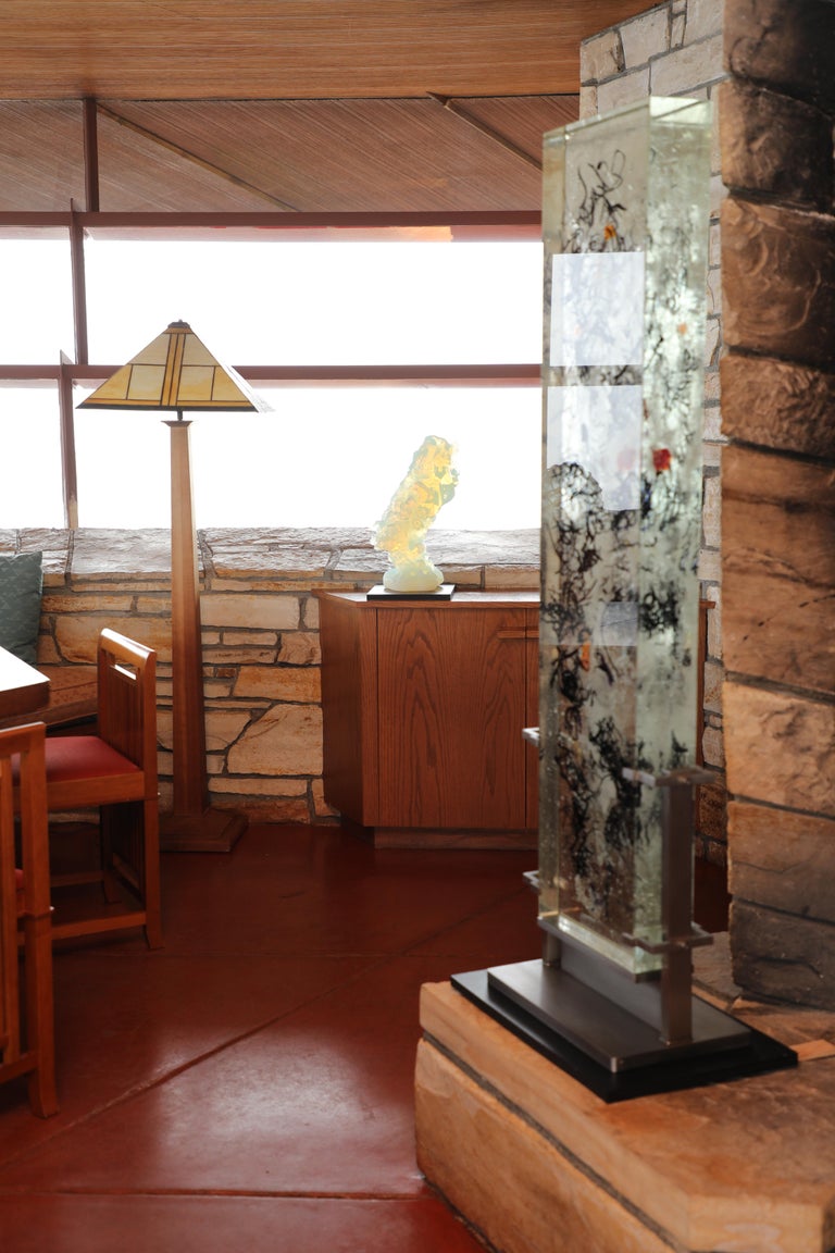 David Ruth - Abstract Cast Glass Sculpture, 'Holonga', 2005 by David ...