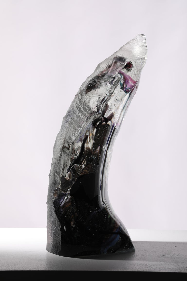 David Ruth - Abstract Cast Glass Sculpture, 'Ras Algethi', 1995 by ...