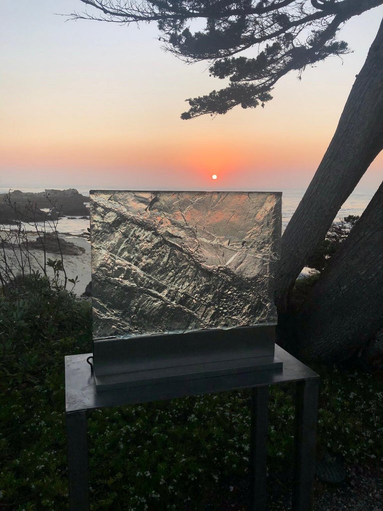 David Ruth - Contemporary Cast Glass Sculpture, 'Geologic Editions #8 ...