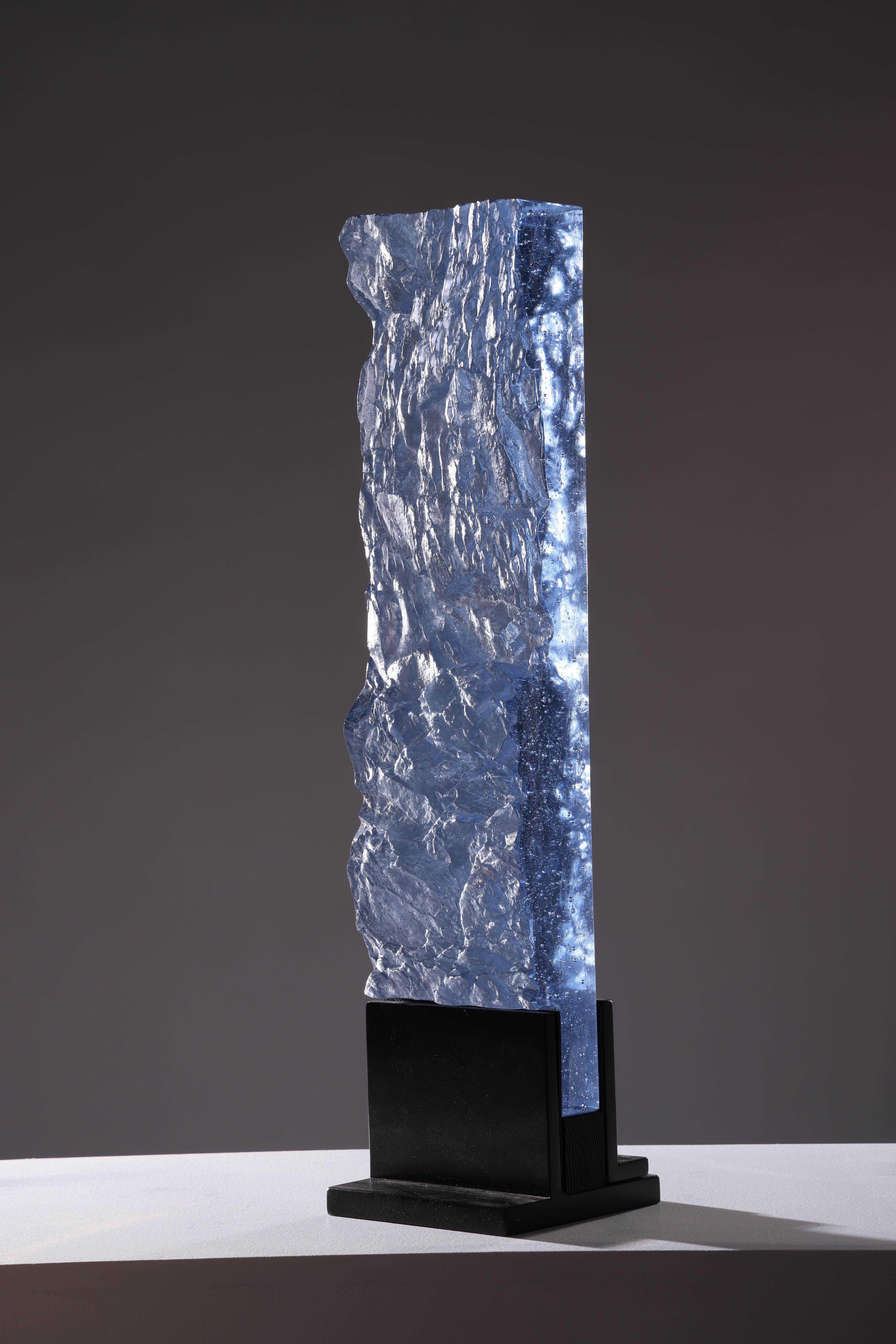 David Ruth - Contemporary Cast Glass Sculpture, 'Geologic Screen Series ...