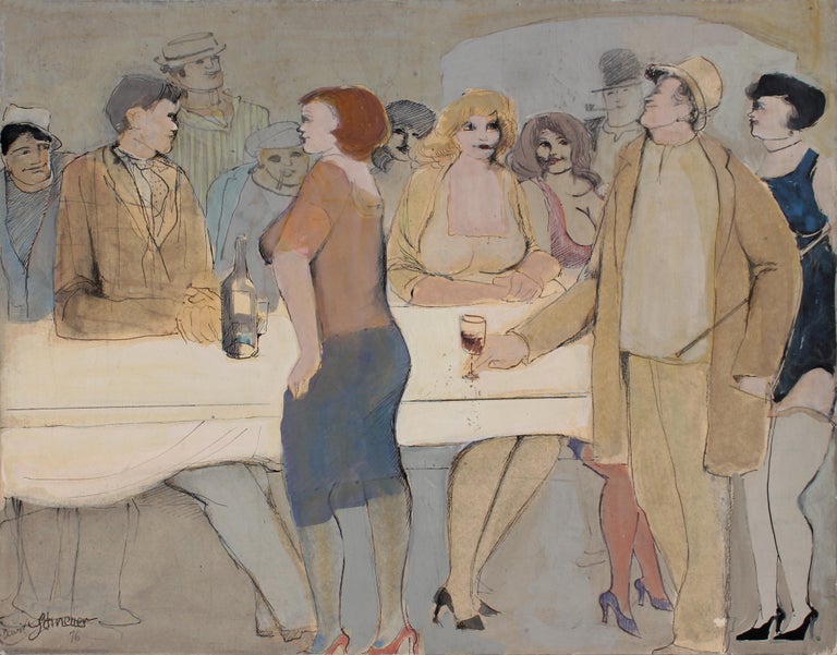 David Schneuer - White Table For Sale at 1stDibs