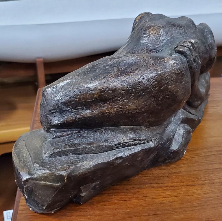 David Segel Abstract Nude Sculpture Woman on Rocks, 1970s For Sale at ...