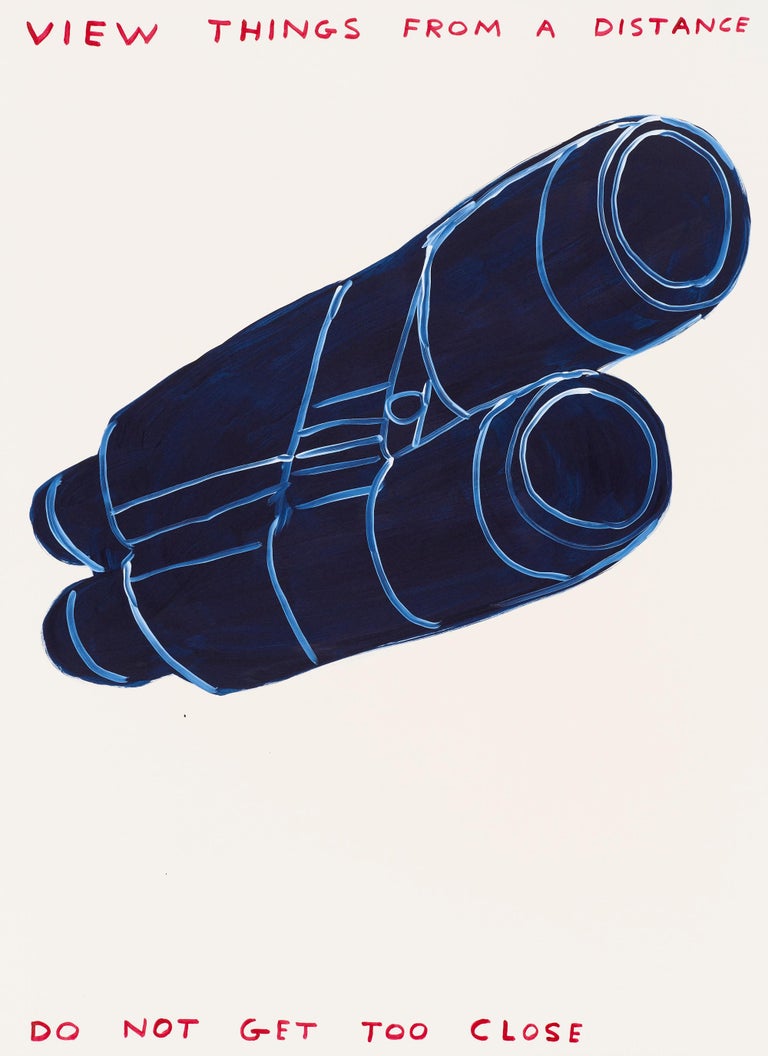 David Shrigley - Untitled (View Things from a Distance) For Sale at 1stDibs