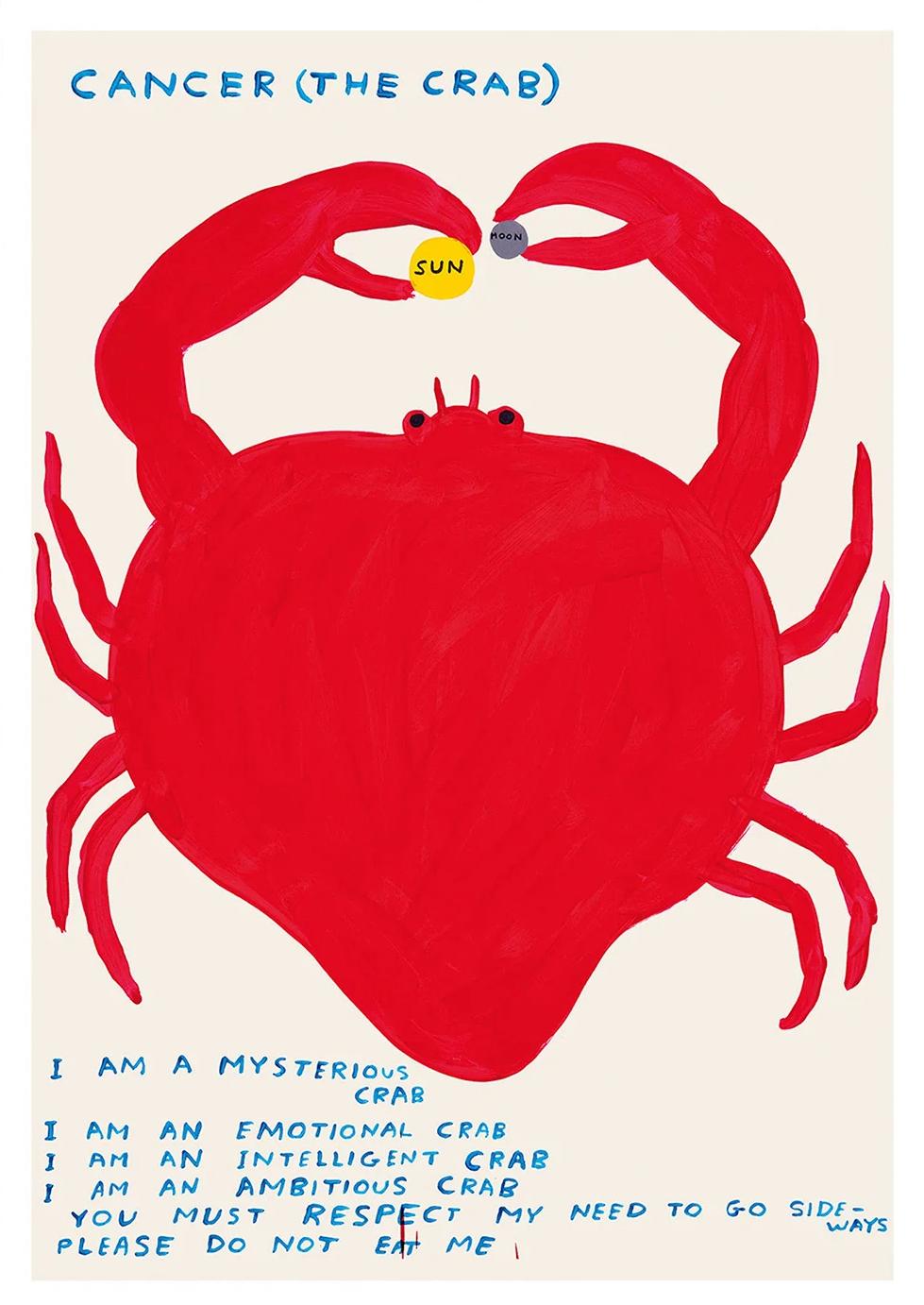 David Shrigley - Taurus - Signs of the Zodiac For Sale at 1stDibs