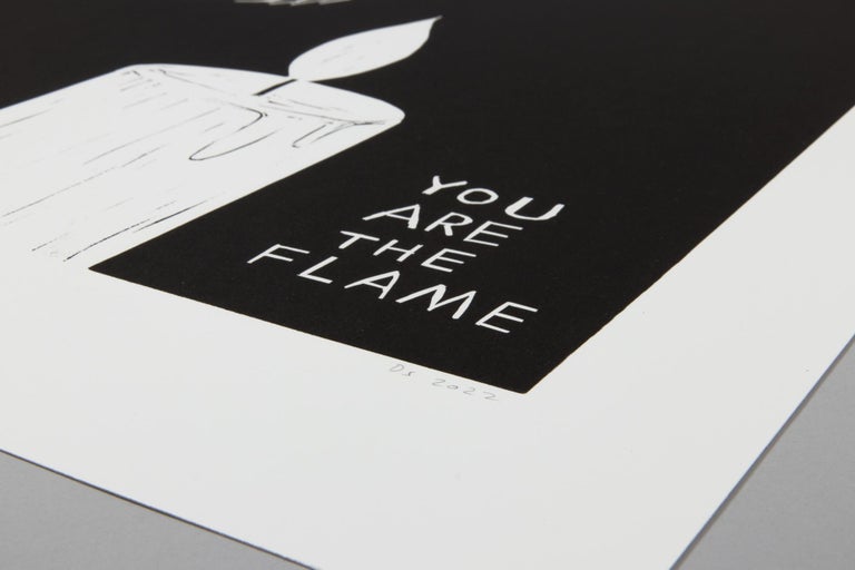 David Shrigley - David Shrigley, I am the Moth - Signed Linocut Print ...