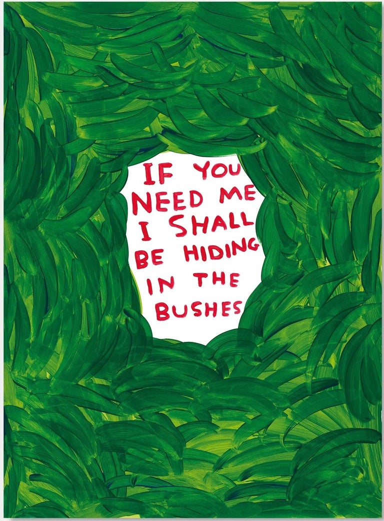 David Shrigley - David Shrigley -- If You Need Me, limited edition ...