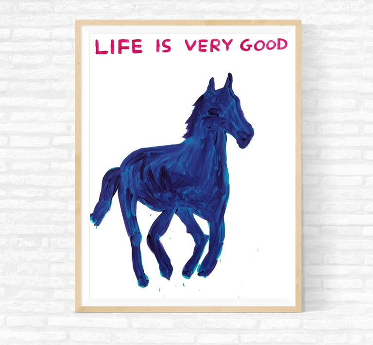David Shrigley - David Shrigley ''Life Is Very Good'' print For Sale at ...