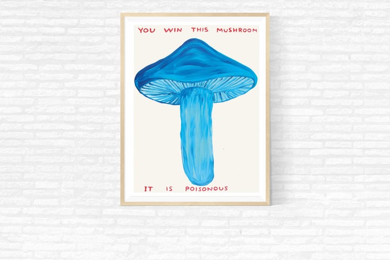 David Shrigley - David Shrigley print ''You Win This Mushroom'', 2020 ...