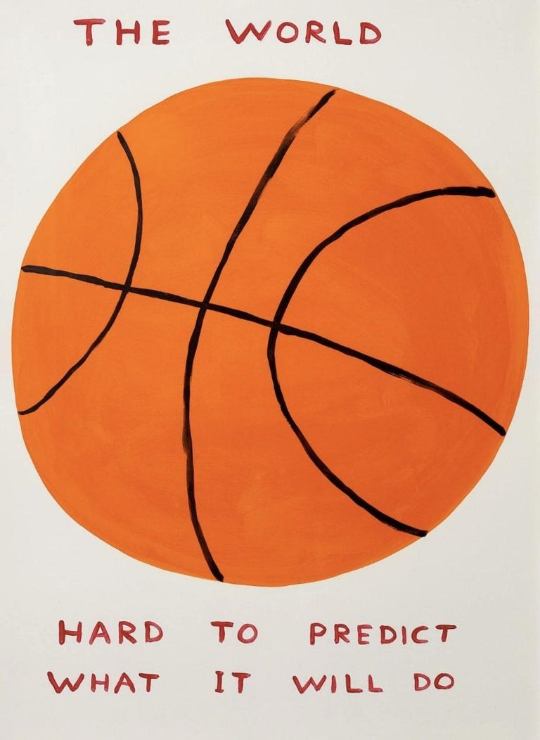 David Shrigley - David Shrigley, The World, Colour Screenprint 2020 For ...