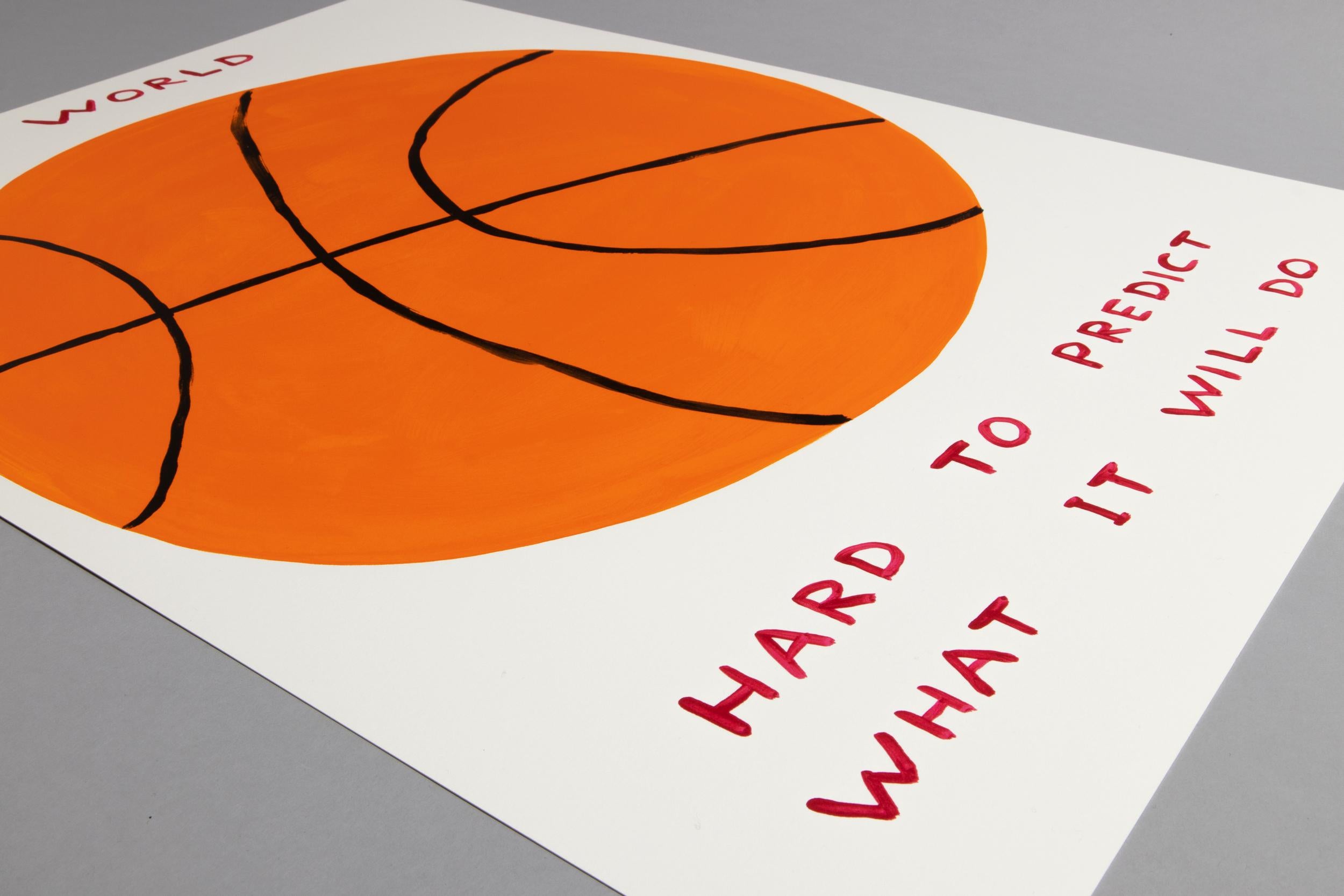 David Shrigley - David Shrigley, The World - Screenprint, Contemporary ...