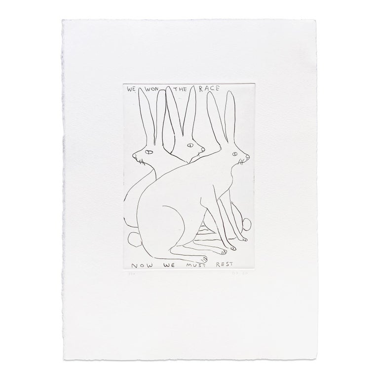 David Shrigley - David Shrigley, We Won The Race: Etching Contemporary ...