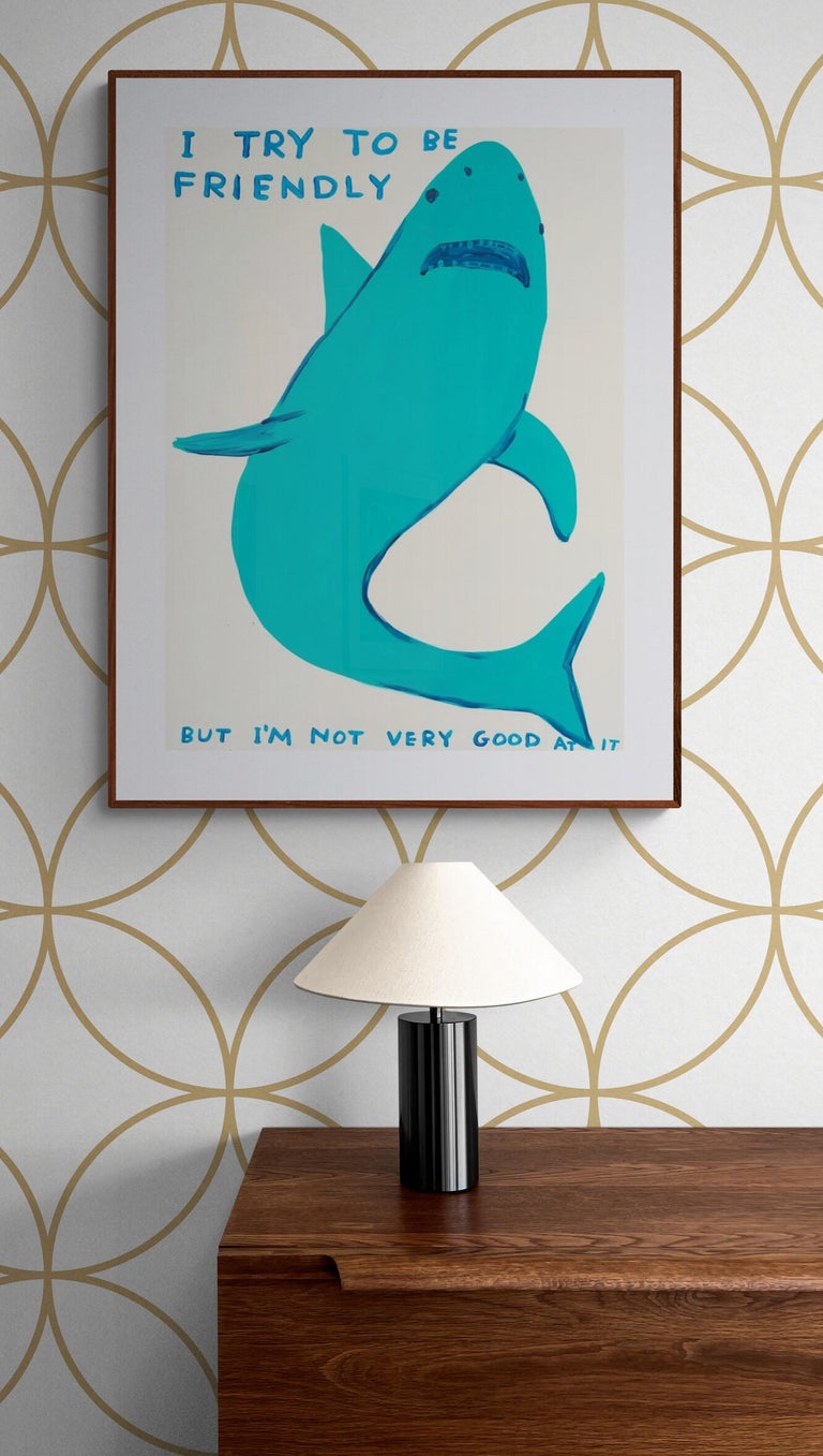 David Shrigley - I TRY TO BE FRIENDLY Modern, Design, Figurative ...