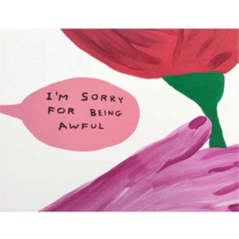 David Shrigley - I'm Sorry for Being Awful For Sale at 1stDibs