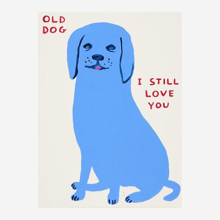 David Shrigley - Untitled (Old Dog) For Sale at 1stDibs