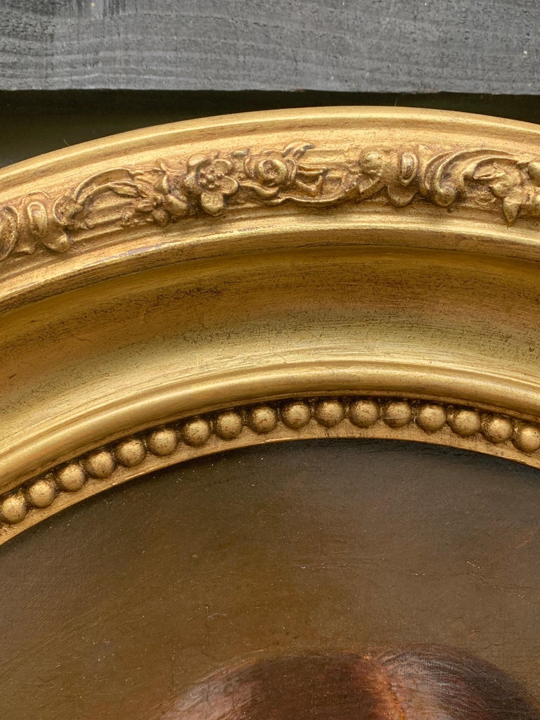 David Simonson - 19th century Austrian Portrait of a young girl in ...