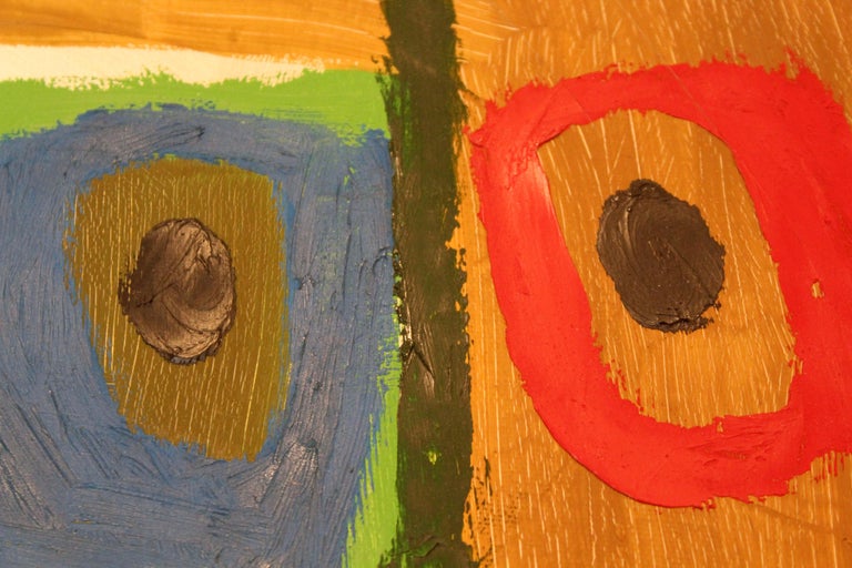 David Stanton a Flock Abstract Expressionist Acrylic Painting on Canvas ...